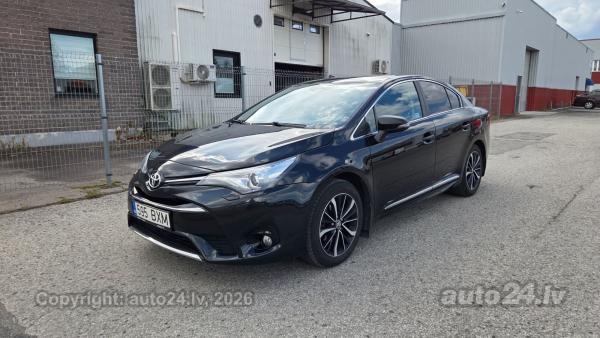 Melns Toyota Avensis 2018 Tallina, ar dzinēja tilpumu 1.80 L un nobraukumu 124 tūkst. km par 13990 €, foto  vietnē AUTOMOTO.COM.LV