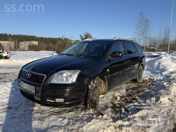 Melns Toyota Avensis 2003 Daugavpils, ar dzinēja tilpumu 2.00 L un nobraukumu 344 tūkst. km par 1700 €, foto 2 vietnē AUTOMOTO.COM.LV