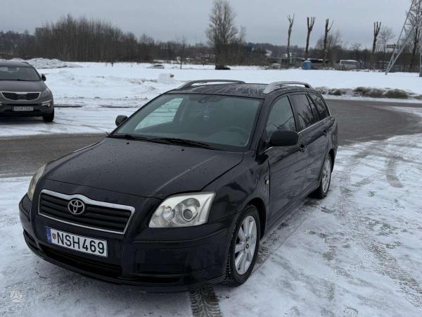 Melns Toyota Avensis 2004 Viļņa, ar dzinēja tilpumu 2.00 L un nobraukumu 350 tūkst. km par 999 €, foto 3 vietnē AUTOMOTO.COM.LV