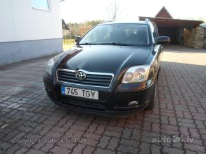 Melns Toyota Avensis 2004 Pērnava, ar dzinēja tilpumu 2.00 L un nobraukumu 414 tūkst. km par 1950 €, foto  vietnē AUTOMOTO.COM.LV