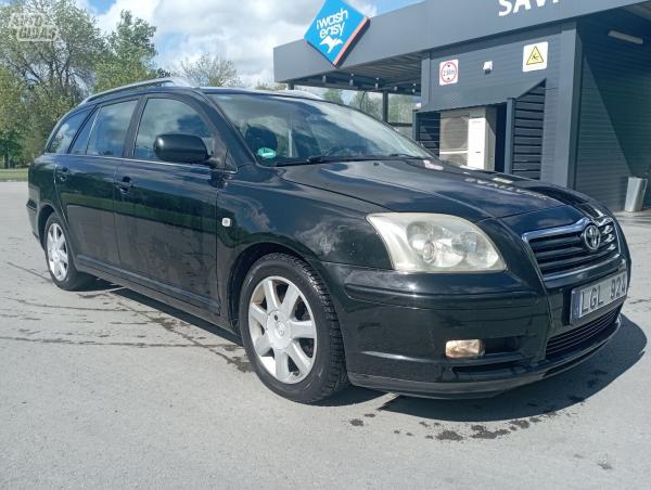 Melns Toyota Avensis 2004 Viļņa, ar dzinēja tilpumu 2.00 L un nobraukumu 315 tūkst. km par 1600 €, foto 1 vietnē AUTOMOTO.COM.LV