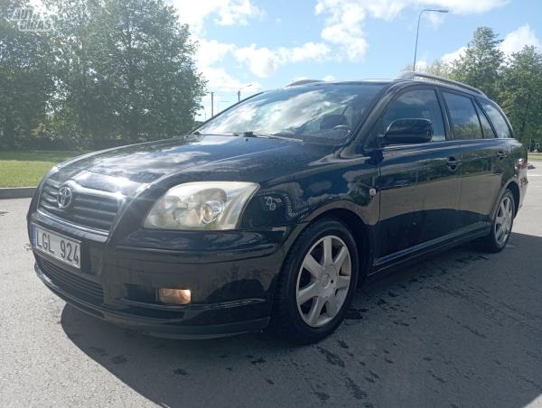 Melns Toyota Avensis 2004 Viļņa, ar dzinēja tilpumu 2.00 L un nobraukumu 315 tūkst. km par 1600 €, foto 3 vietnē AUTOMOTO.COM.LV