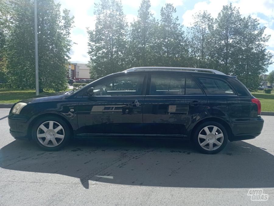 Black Toyota Avensis 2004 in Vilnius, with an engine capacity of 2.00 L and mileage of 315 thousand km for 1600 €, photo 5 on AUTOMOTO.COM.LV