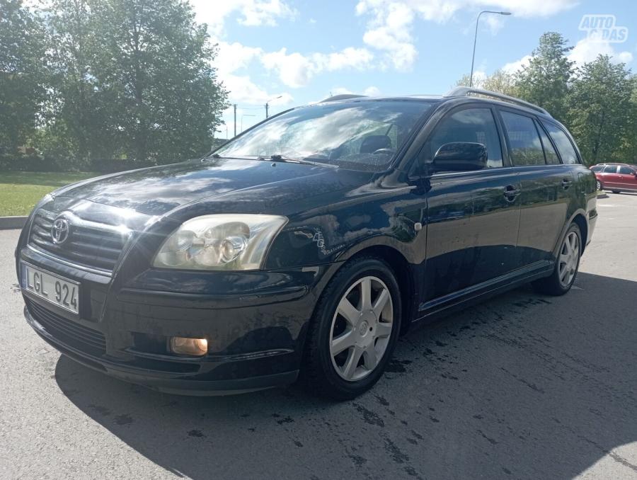 Black Toyota Avensis 2004 in Vilnius, with an engine capacity of 2.00 L and mileage of 315 thousand km for 1600 €, photo 12 on AUTOMOTO.COM.LV