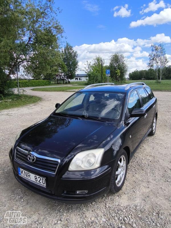 Черный Тойота Авенсис 2004 в Паневежис, объемом двигателя 2.00 л и пробегом 220 тыс. км за 1600 €, фото 1 на AUTOMOTO.COM.LV
