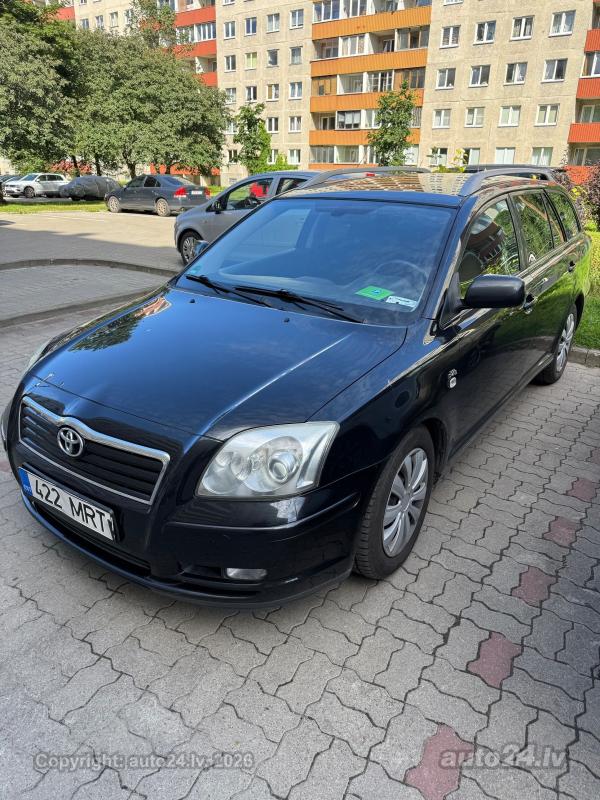 Black Toyota Avensis 2004 in Tallinn, with an engine capacity of 2.00 L and mileage of 286 thousand km for 1999 €, photo 1 on AUTOMOTO.COM.LV