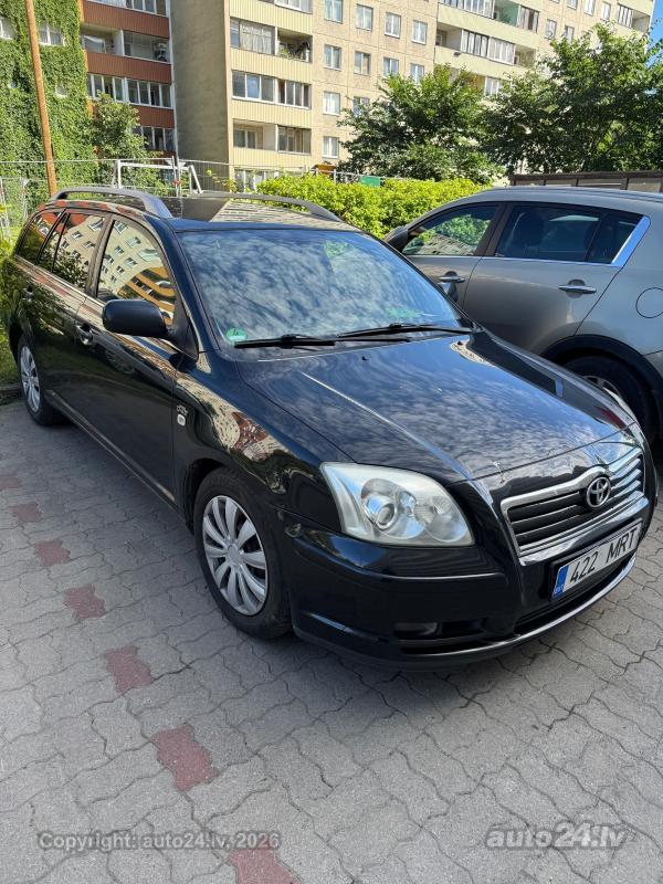 Black Toyota Avensis 2004 in Tallinn, with an engine capacity of 2.00 L and mileage of 286 thousand km for 1999 €, photo 2 on AUTOMOTO.COM.LV
