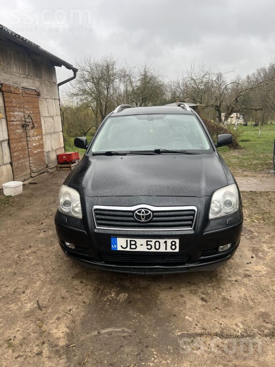 Melns Toyota Avensis 2005 Bauska, ar dzinēja tilpumu 2.20 L un nobraukumu 374 tūkst. km par 1650 €, foto 1 vietnē AUTOMOTO.COM.LV