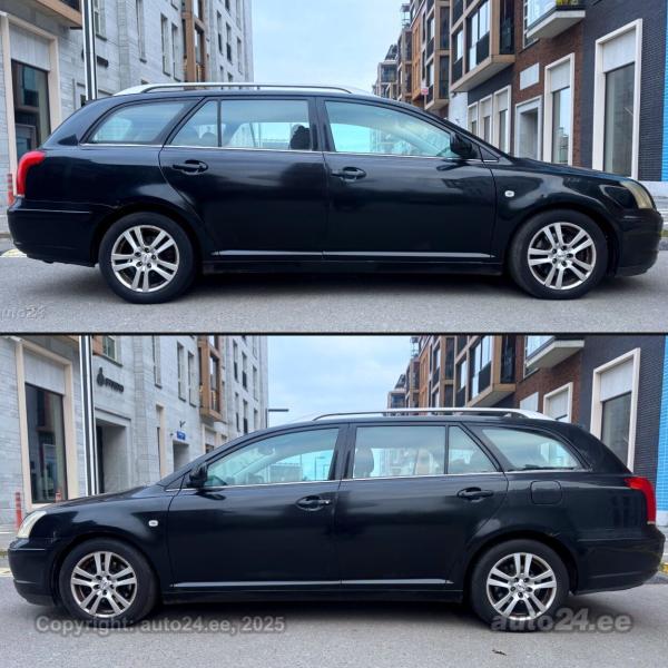 Black Toyota Avensis 2005 in Tallinn, with an engine capacity of 2.00 L and mileage of 0 thousand km for 1699 €, photo 5 on AUTOMOTO.COM.LV