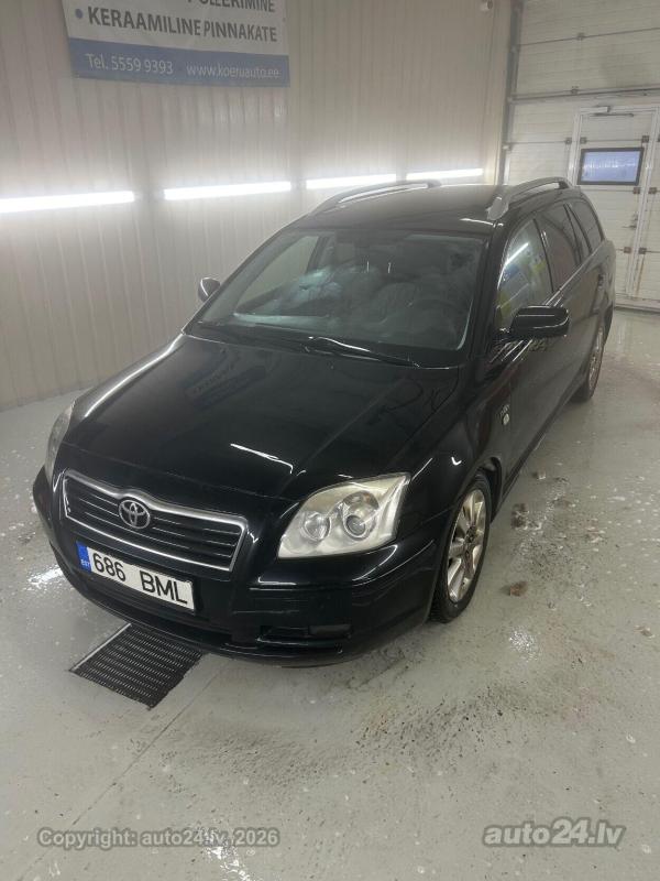 Melns Toyota Avensis 2005 Tallina, ar dzinēja tilpumu 2.20 L un nobraukumu 367 tūkst. km par 1199 €, foto 11 vietnē AUTOMOTO.COM.LV