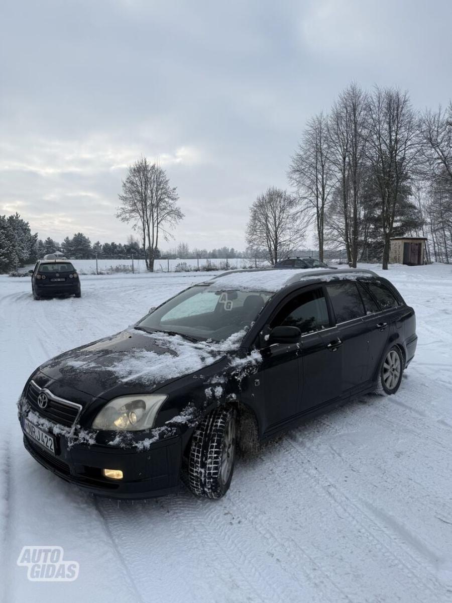 Black Toyota Avensis 2005 in Vilnius, with an engine capacity of 1.80 L and mileage of 350 thousand km for 1550 €, photo 4 on AUTOMOTO.COM.LV