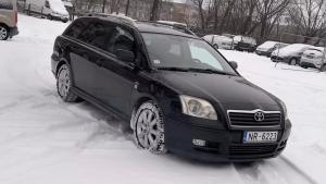 Black Toyota Avensis 2005 in Riga, with an engine capacity of 2.20 L and mileage of 325 thousand km for 2500 €, photo  on AUTOMOTO.COM.LV