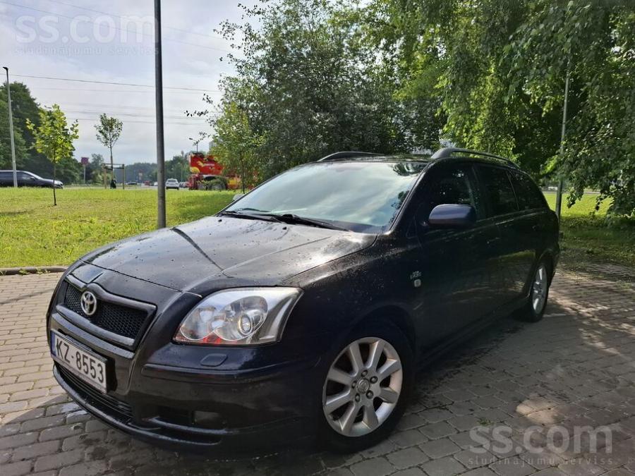 Melns Toyota Avensis 2005 Rīga, ar dzinēja tilpumu 2.20 L un nobraukumu 377 tūkst. km par 1430 €, foto 1 vietnē AUTOMOTO.COM.LV