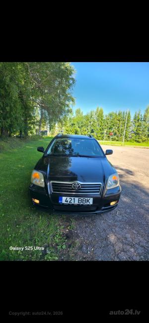 Black Toyota Avensis 2005 in Elva, with an engine capacity of 2.00 L and mileage of 462 thousand km for 1499 €, photo 4 on AUTOMOTO.COM.LV