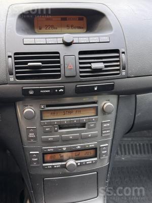 Melns Toyota Avensis 2005 Rīga, ar dzinēja tilpumu 2.00 L un nobraukumu 0 tūkst. km par 1550 €, foto 11 vietnē AUTOMOTO.COM.LV