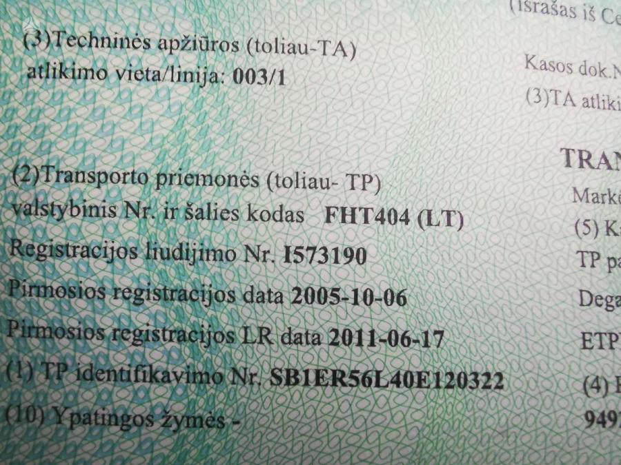 Черный Тойота Авенсис 2005 в Вильнюс, объемом двигателя 1.80 л и пробегом 108 тыс. км за 2750 €, фото 7 на AUTOMOTO.COM.LV