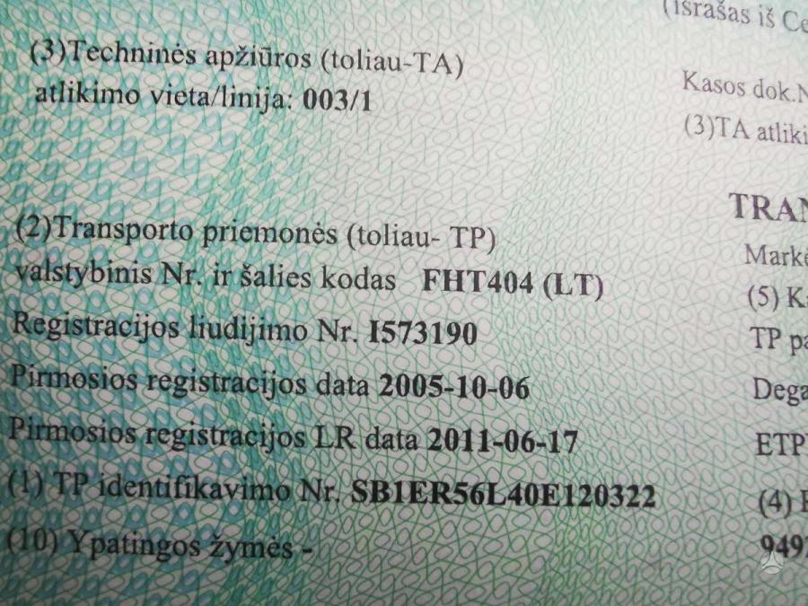 Черный Тойота Авенсис 2005 в Вильнюс, объемом двигателя 1.79 л и пробегом 108 тыс. км за 2650 €, фото 13 на AUTOMOTO.COM.LV