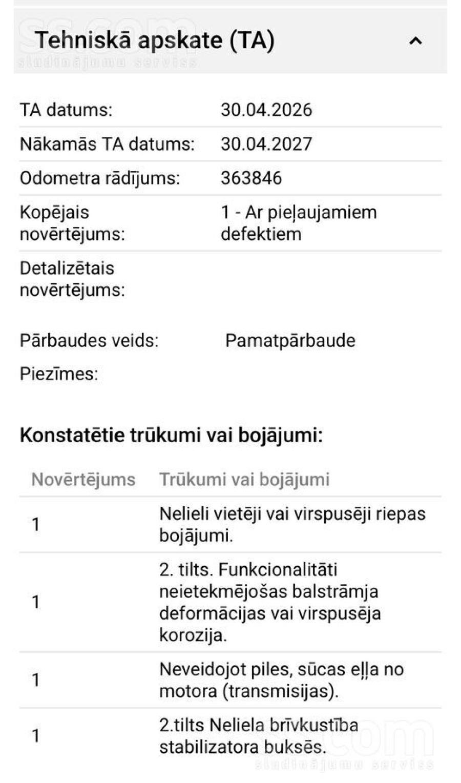 Black Toyota Avensis 2005 in Riga, with an engine capacity of 2.00 L and mileage of 360 thousand km for 1100 €, photo 12 on AUTOMOTO.COM.LV