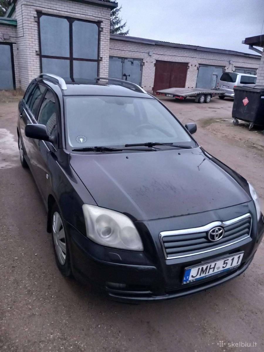 Melns Toyota Avensis 2006 Pasvalys, ar dzinēja tilpumu 2.00 L un nobraukumu 414 tūkst. km par 1100 €, foto 1 vietnē AUTOMOTO.COM.LV