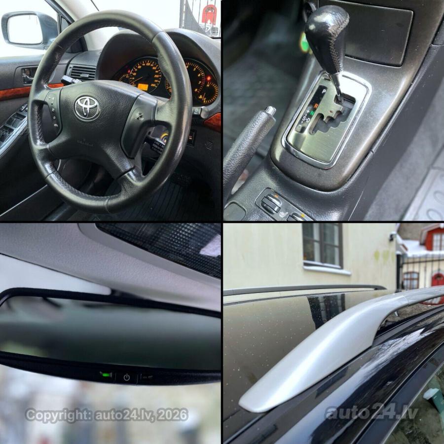 Black Toyota Avensis 2006 in Tallinn, with an engine capacity of 2.40 L and mileage of 300 thousand km for 1999 €, photo 12 on AUTOMOTO.COM.LV