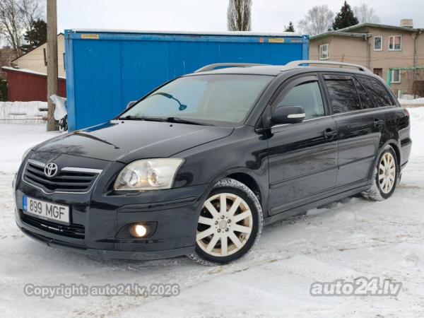 Black Toyota Avensis 2006 in Tartu, with an engine capacity of 2.00 L and mileage of 0 thousand km for 1799 €, photo 1 on AUTOMOTO.COM.LV