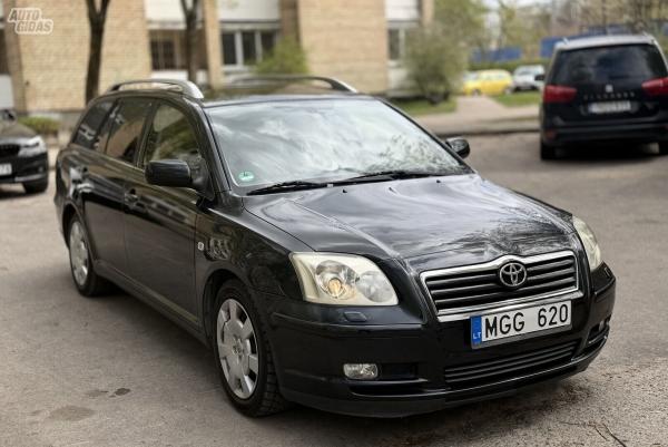 Black Toyota Avensis 2006 in Vilnius, with an engine capacity of 1.80 L and mileage of 210 thousand km for 1150 €, photo 7 on AUTOMOTO.COM.LV