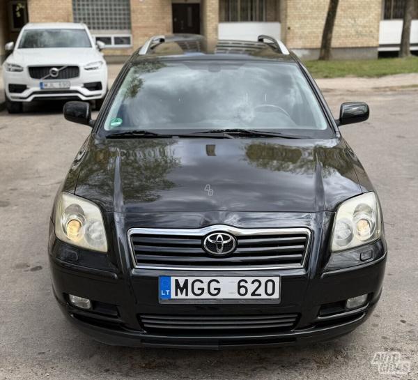 Black Toyota Avensis 2006 in Vilnius, with an engine capacity of 1.80 L and mileage of 210 thousand km for 1150 €, photo 8 on AUTOMOTO.COM.LV