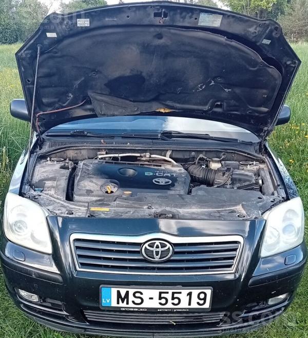 Черный Тойота Авенсис 2006 в Елгава, объемом двигателя 2.20 л и пробегом 375 тыс. км за 2000 €, фото 7 на AUTOMOTO.COM.LV