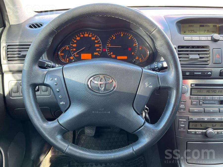 Melns Toyota Avensis 2006 Rīga, ar dzinēja tilpumu 2.00 L un nobraukumu 315 tūkst. km par 1590 €, foto 12 vietnē AUTOMOTO.COM.LV