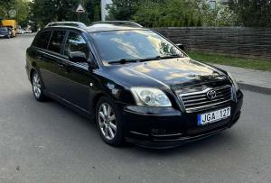 Melns Toyota Avensis 2006 Viļņa, ar dzinēja tilpumu 2.00 L un nobraukumu 300 tūkst. km par 950 €, foto 4 vietnē AUTOMOTO.COM.LV