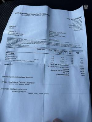 Melns Toyota Avensis 2006 Viļņa, ar dzinēja tilpumu 2.00 L un nobraukumu 300 tūkst. km par 950 €, foto 14 vietnē AUTOMOTO.COM.LV