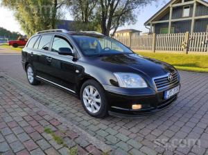Black Toyota Avensis 2006 in Ventspils, with an engine capacity of 2.20 L and mileage of 391 thousand km for 1750 €, photo  on AUTOMOTO.COM.LV