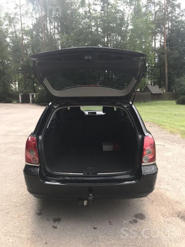 Melns Toyota Avensis 2006 Ogre, ar dzinēja tilpumu 2.20 L un nobraukumu 266 tūkst. km par 1250 €, foto 5 vietnē AUTOMOTO.COM.LV