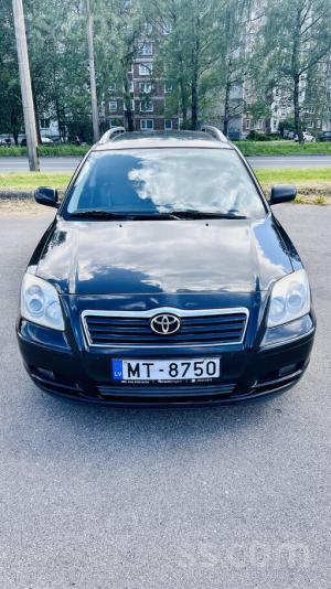 Black Toyota Avensis 2006 in Riga, with an engine capacity of 2.20 L and mileage of 310 thousand km for 1500 €, photo  on AUTOMOTO.COM.LV