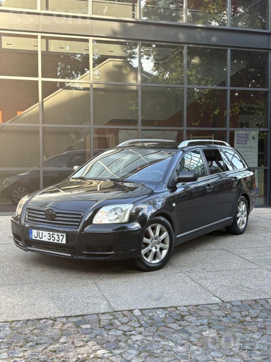 Black Toyota Avensis 2007 in Kuldiga, with an engine capacity of 2.00 L and mileage of 0 thousand km for 1700 €, photo 2 on AUTOMOTO.COM.LV