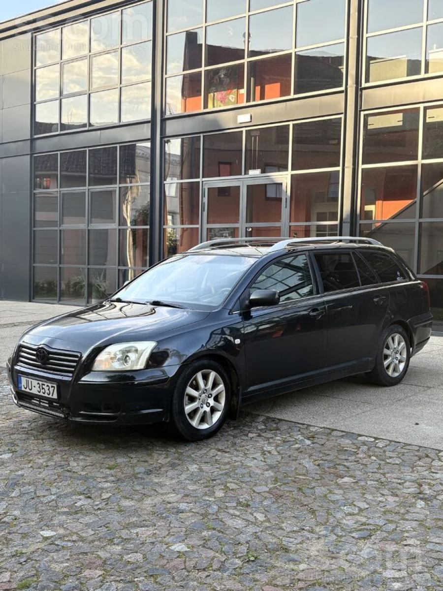 Black Toyota Avensis 2007 in Kuldiga, with an engine capacity of 2.00 L and mileage of 0 thousand km for 1700 €, photo 8 on AUTOMOTO.COM.LV