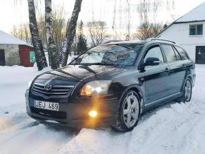 Black Toyota Avensis 2007 in Panevezys, with an engine capacity of 2.23 L and mileage of 264 thousand km for 1350 €, photo  on AUTOMOTO.COM.LV