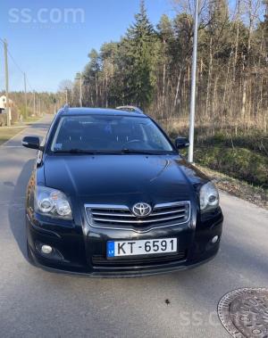 Black Toyota Avensis 2007 in Jelgava, with an engine capacity of 2.20 L and mileage of 270 thousand km for 2150 €, photo  on AUTOMOTO.COM.LV