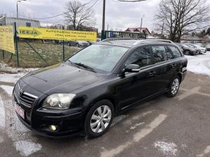Black Toyota Avensis 2007 in Riga, with an engine capacity of 2.00 L and mileage of 244 thousand km for 3850 €, photo  on AUTOMOTO.COM.LV