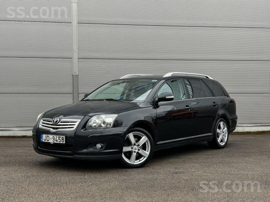 Black Toyota Avensis 2008 in Riga, with an engine capacity of 2.20 L and mileage of 0 thousand km for 2990 €, photo 1 on AUTOMOTO.COM.LV