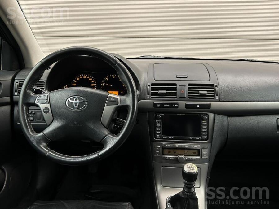Black Toyota Avensis 2008 in Riga, with an engine capacity of 2.20 L and mileage of 0 thousand km for 2990 €, photo 13 on AUTOMOTO.COM.LV
