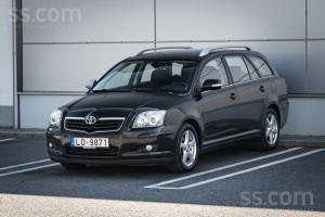 Black Toyota Avensis 2008 in Riga, with an engine capacity of 2.00 L and mileage of 0 thousand km for 2750 €, photo  on AUTOMOTO.COM.LV