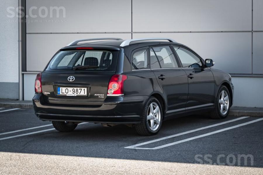Melns Toyota Avensis 2008 Rīga, ar dzinēja tilpumu 2.00 L un nobraukumu 0 tūkst. km par 2750 €, foto 5 vietnē AUTOMOTO.COM.LV