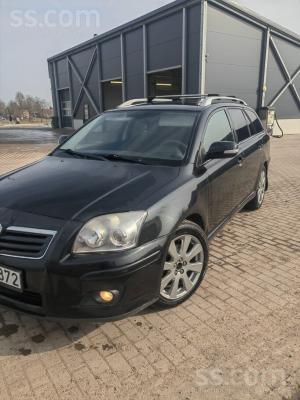 Melns Toyota Avensis 2008 Saldus, ar dzinēja tilpumu 2.00 L un nobraukumu 285 tūkst. km par 2760 €, foto  vietnē AUTOMOTO.COM.LV