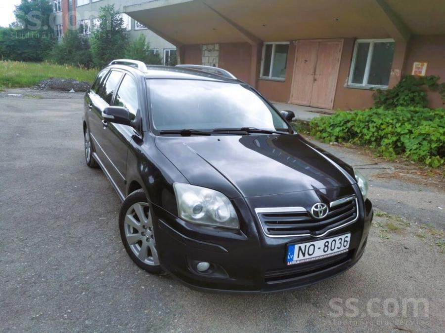Melns Toyota Avensis 2008 Rīga, ar dzinēja tilpumu 2.00 L un nobraukumu 323 tūkst. km par 2600 €, foto 1 vietnē AUTOMOTO.COM.LV