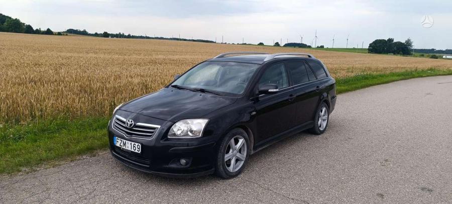 Black Toyota Avensis 2008 in Klaipeda, with an engine capacity of 2.23 L and mileage of 433 thousand km for 1750 €, photo 1 on AUTOMOTO.COM.LV