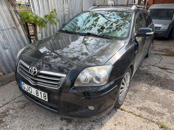 Black Toyota Avensis 2008 in Kaunas, with an engine capacity of 2.20 L and mileage of 3 thousand km for 2400 €, photo 1 on AUTOMOTO.COM.LV
