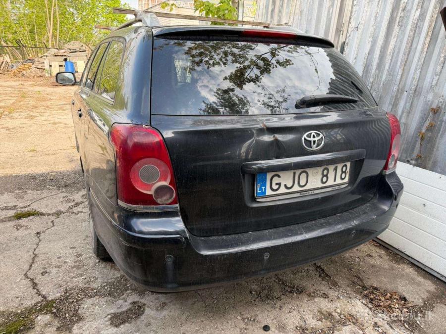 Черный Тойота Авенсис 2008 в Каунас, объемом двигателя 2.20 л и пробегом 3 тыс. км за 2400 €, фото 4 на AUTOMOTO.COM.LV
