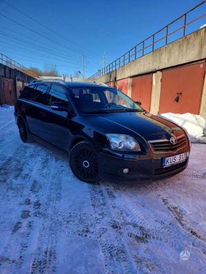 Black Toyota Avensis 2009 in Vilnius, with an engine capacity of 2.00 L and mileage of 359 thousand km for 3200 €, photo  on AUTOMOTO.COM.LV