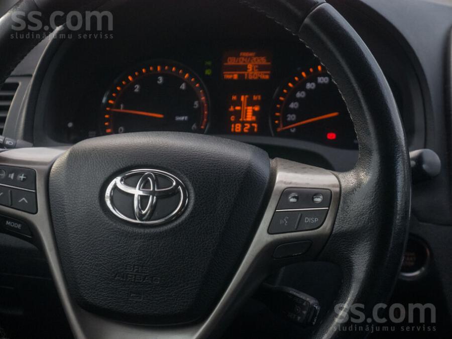 Melns Toyota Avensis 2009 Rīga, ar dzinēja tilpumu 2.20 L un nobraukumu 336 tūkst. km par 3800 €, foto 12 vietnē AUTOMOTO.COM.LV